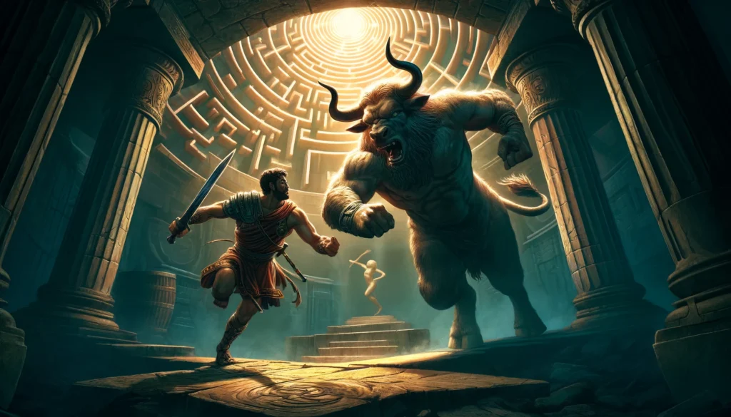 Theseus and the Minotaur Greek Mythology: Decoding the Ancient Tale | Seaborn Soul