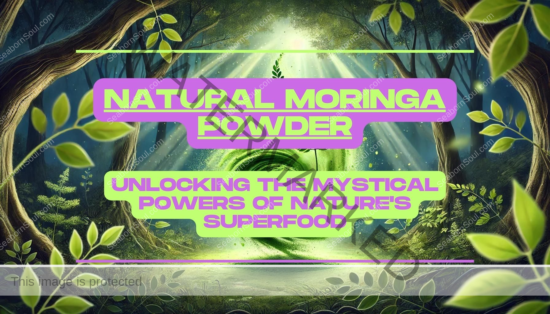 Natural Moringa Powder: Unlocking the Mystical Powers of Nature's ...